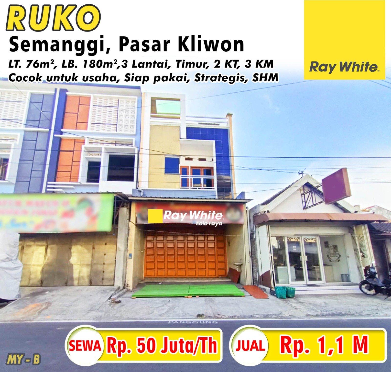 Dijual Ruko di Semanggi Pasar Kliwon – Sevibu